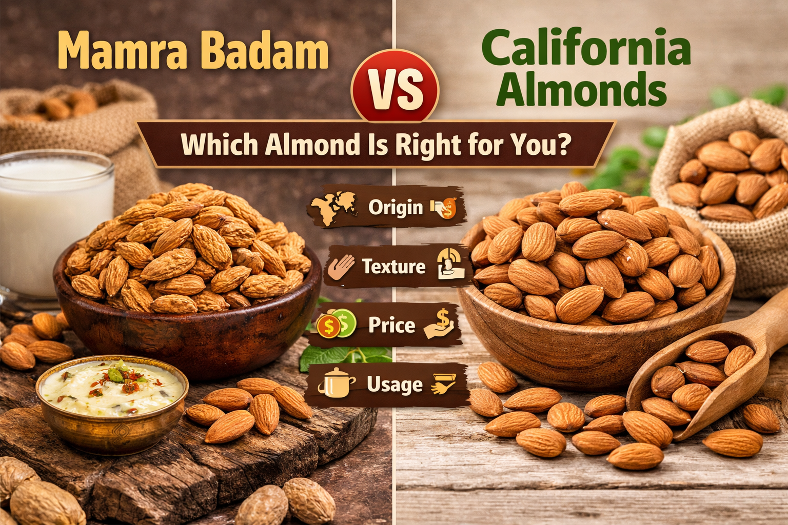 Mamra Badam vs California Almonds | Which Almond Is Better?